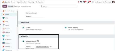 how to manage event registration in odoo 17 events app