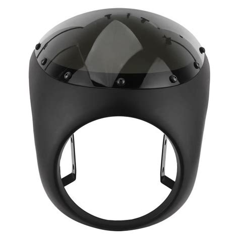 Zerodis Pare brise de moto Carénage de Phare 7 Pouces Déflecteur de