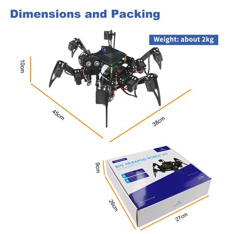 Robot Hexapode Autonome Pour Raspberry Pi Test Et Avis