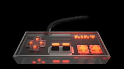 Voxel Nintendo Classic Nes Dark Free Image From Needpix Com