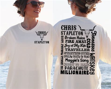 Chris Stapleton Svg Chris Stapleton Png Stapleton Shirt Svg Etsy