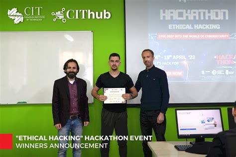 Ethical Hacking Hackathon Event Winners Announcement Cit