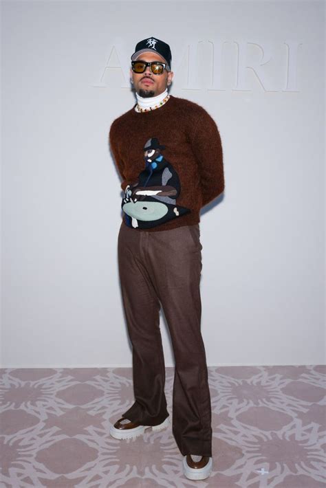 Chris Brown Gunna Ddg And More Get Drippy For Amiri Fall Winter 24