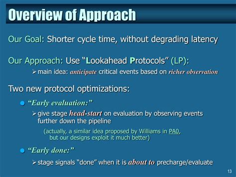 Ppt High Throughput Asynchronous Pipelines For Fine Grain Dynamic