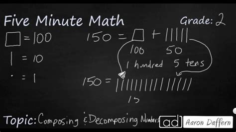 2nd Grade Math Composing And Decomposing Numbers YouTube