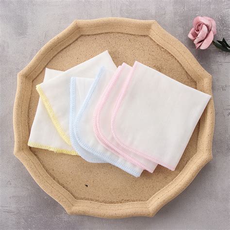 Badu Bg 10 бр лот Почистваща подложка за лице Мека освежаваща чиста кърпа Памучна муселинена