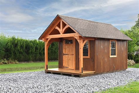 Somerset Timber Frame Shed Lancaster County Backyard