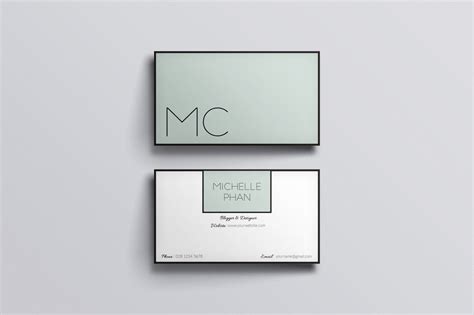 Modern Chic Business Card Template By Chic Templates Thehungryjpeg