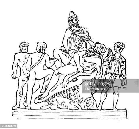 Odysseus Cyclops Drawing Odysseus Spearing Cyclops Legend And Myth