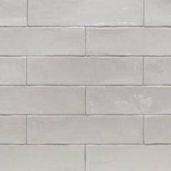 Lancaster Bianco White 3x12 Polished Ceramic Subway Wall Tile Polish Ceramics Ceramic Wall