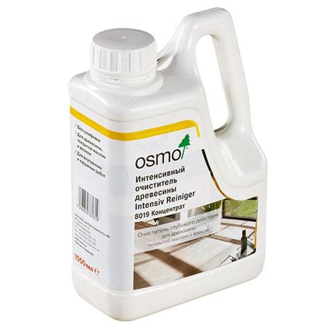 Интенсивный очиститель для древесины Osmo Intensiv-Reiniger 8019 1 л ...