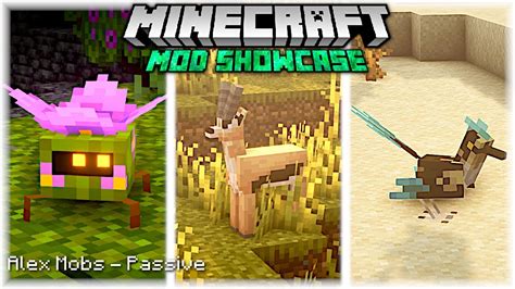 Alexs Mobs Mod Showcase Part 1 Youtube