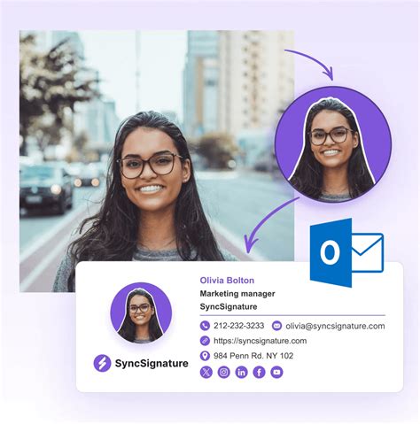 Free Outlook Signature Generator SyncSignature