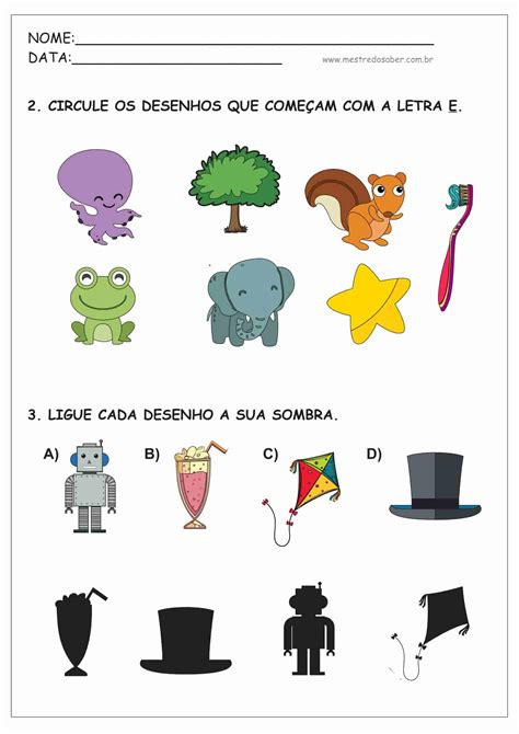 Cartilha de Alfabetização Atividades para baixar