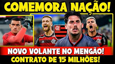 MINHA NOSSA NOVO VOLANTE NO FLAMENGO CONTRATO DE M NOTÍCIAS DO FLAMENGO JOGO TOLIMA X