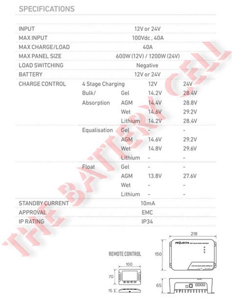 40A MPPT SOLAR CONTROLLER With Dual Display Lithium Compatible The Battery Cell