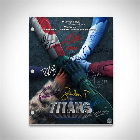 Titans Script Limited Signature Edition Rare T