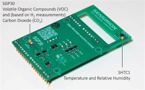 Sensirion Gas Temp Humidity Sensor Kit Electronics Lab
