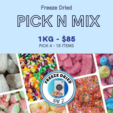Freeze Dried 1kg Pick N Mix Freeze Dried By J