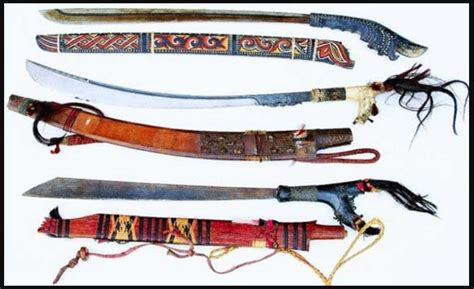 6 Senjata Tradisional Kalimantan Barat Penjelasan Dan Gambarnya