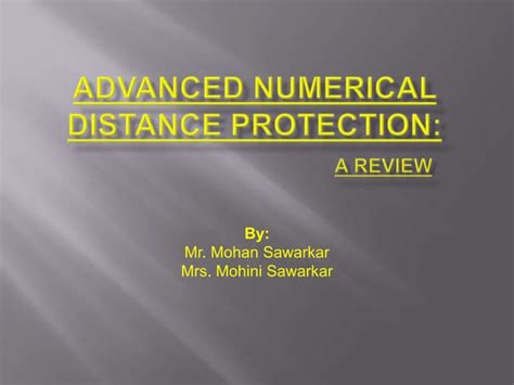 Numerical Distance Pr Pptx