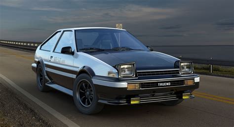 Toyota Sprinter Trueno Ae Initial D Edition By Mixjoe On Deviantart