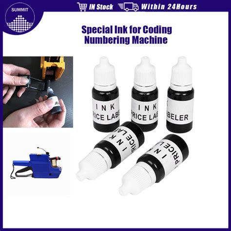 10ml Special Ink For Coding Numbering Machine Price Tag Labeller