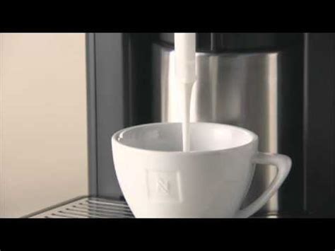 NESPRESSO CS20 Cappuccino Preparation Mov YouTube