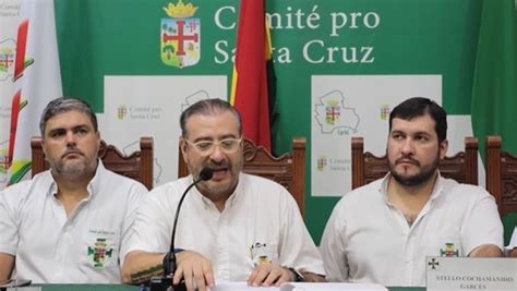 Oposición de Santa Cruz anuncia movilizaciones contra ley mordaza de Arce en Bolivia El