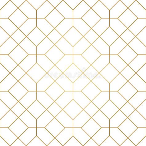 Golden Lines Seamless Pattern Stock Vector Illustration Of Geometrical Decor 171465695