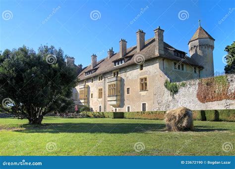Chateau De Ripaille Thonon Les Bains France Stock Photo Image Of