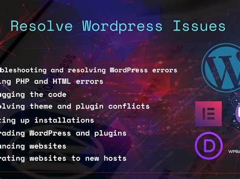 Resolved Wordpress Errors Design Issues Customize Website And Fix