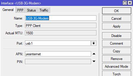 Mikrotik And LTE Via USB Modem And Failover Murray S Blog