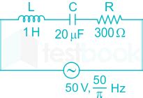 Solved In The Series L C R Circuit Shown The Impedance Is