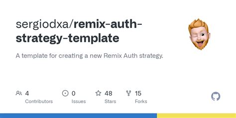 Github Sergiodxa Remix Auth Strategy Template A Template For