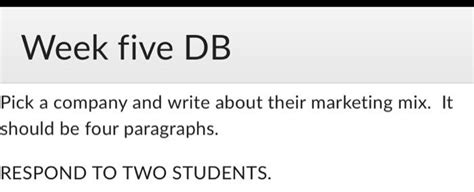 solved pick a company and write about their marketing mix