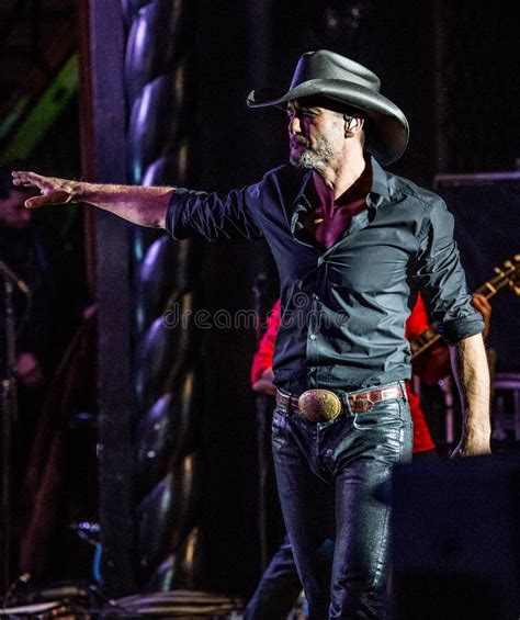 Tim Mcgraw In Concert At The Edison Ballroom In New York Editorial