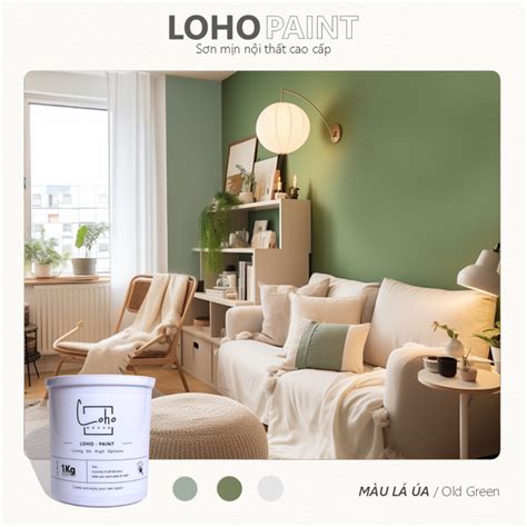 Màu Lá úa Old Green Loho House