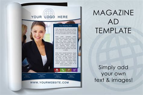 Magazine Ad Template ~ Magazine Templates ~ Creative Market