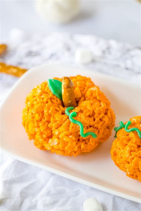 Pumpkin Rice Krispie Treats Kitchen Fun With My 3 Sons