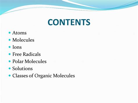 Ppt Chemical Composition Of The Body Powerpoint Presentation Free