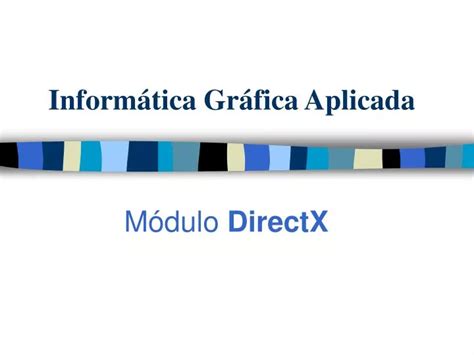 PPT Informática Gráfica Aplicada PowerPoint Presentation free download ID