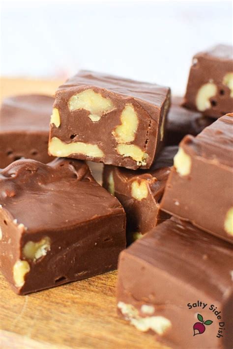 Easy Microwave Fudge With Condensed Milk Salty Side Dish