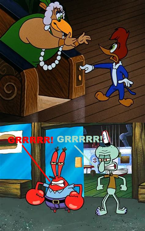 Mr Krabs And Squidward React To Afff By Perualonso On Deviantart