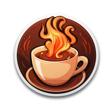 30000 Wavy Coffee Sticker Pictures