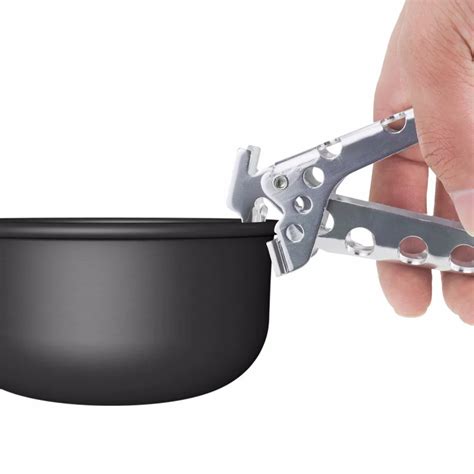 Outdoor Scratch Resistant Handle Clip Camping Pot Pan Bowl Gripper For