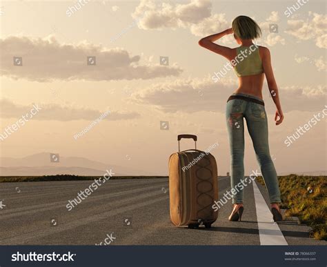 Sexy Hitchhiker Stock Illustrations Images And Vectors Shutterstock