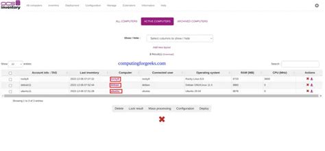 Install Ocs Inventory Server On Rocky Linux 8 Almalinux 8 Computingforgeeks