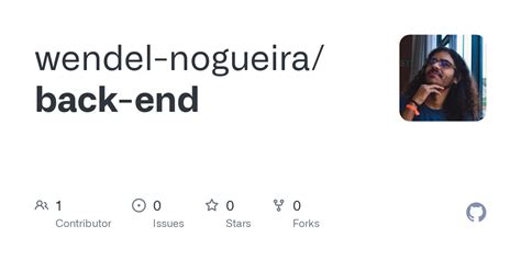 Github Wendel Nogueira Back End