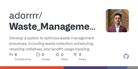 Github Adorrrr Waste Management Develop A System To Optimize Waste